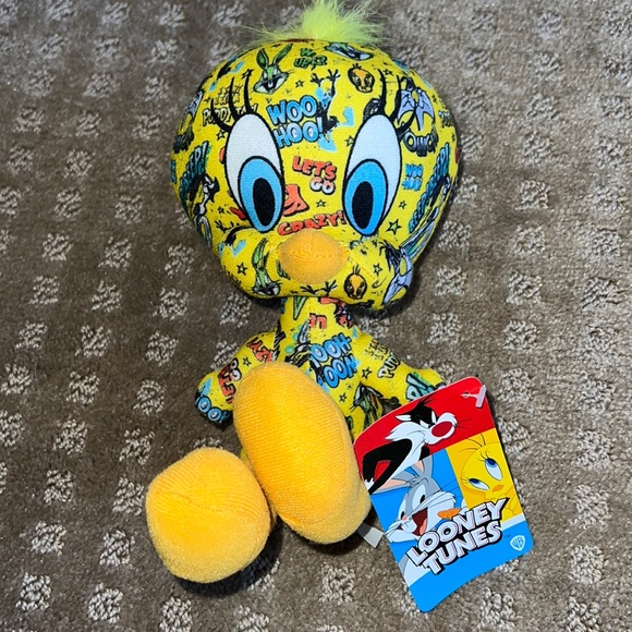 Warner Bros. | Toys | Looney Tunes Tweety Bird 9 Plush Nwt | Poshmark